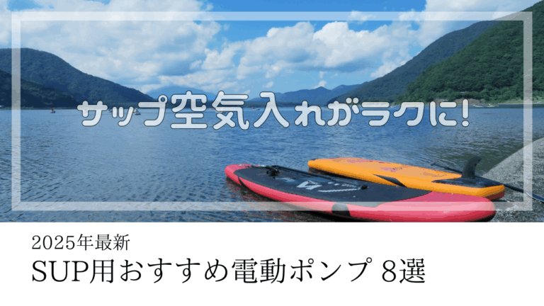 【2025年最新】SUP用おすすめ電動ポンプ8選｜サップ空気入れがラクに！ | Sonar Blog